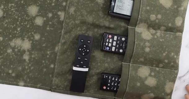 Easy To Make Remote Control Holder Sewing Tutorial