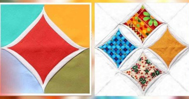Two Quick Ways To Sew A Cathedral Window Quilt Block