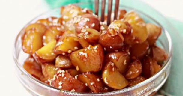 DIY Easy Sticky Potatoes Recipe