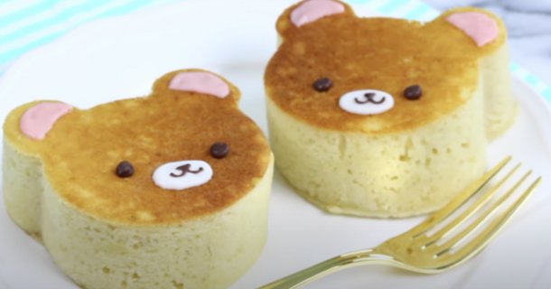 How to Make Extra Fluffy Japanese Style Bear Pancakes