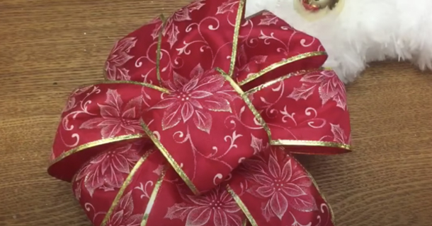 Holiday DIY Wired Ribbon Bow Tutorial. This Is Beautiful!