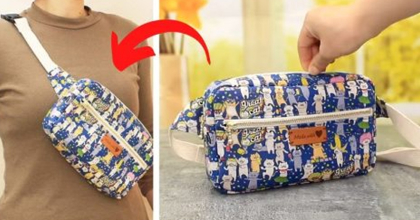 Useful DIY Fanny Pack Sling Bag Tutorial