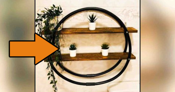 How To Build A DIY Hula Hoop Shelf Tutorial