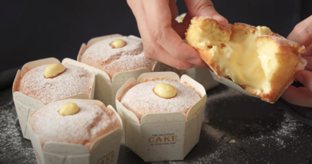 DIY Lava Mini Chiffon Cake Recipe