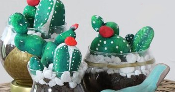 Faux DIY Pebble Cactus Tutorial