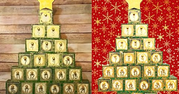 Christmas Advent Calendar DIY Craft For Home