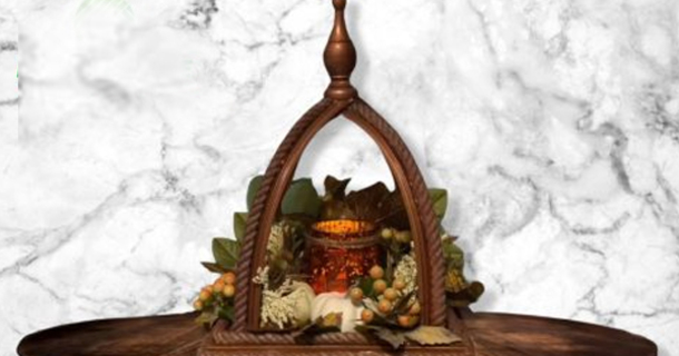 DIY High End Race Track Lantern Decoration For Fall