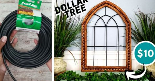 High End Dollar Tree DIY Cathedral Window