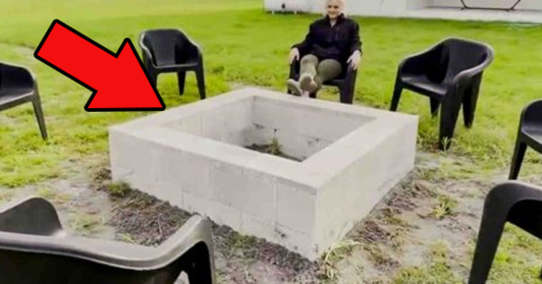 How To Build A Square Fire Pit Using Cinder Blocks