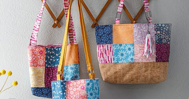 DIY Gorgeous Charm Pack Tote Bag Sewing Tutorial