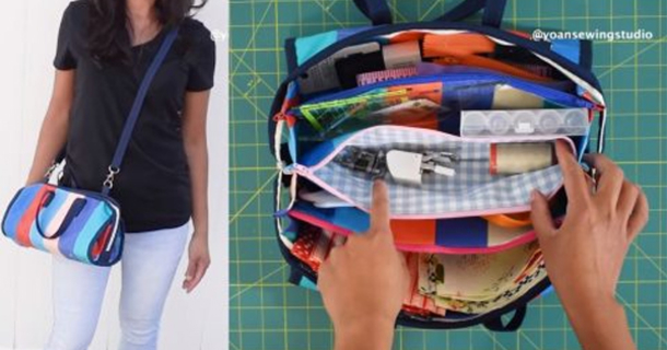 DIY Quilter’s Organizer Bag Sewing Tutorial