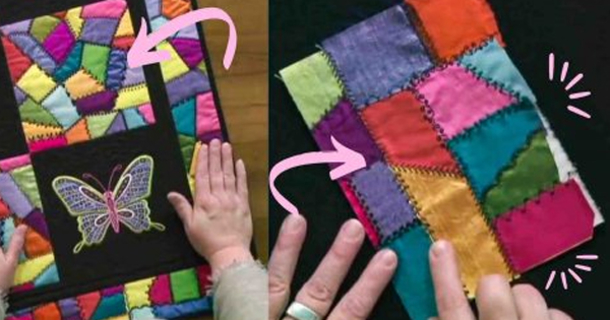 How To Make A Deconstructed Crazy Quilt With This Technique