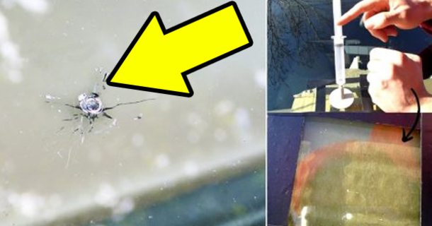 How To Fix A Small Chipped Windshield