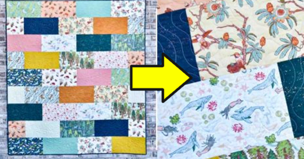 DIY Brick House Quilt Tutorial