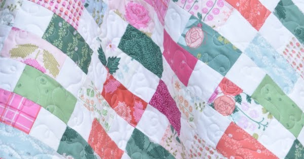 DIY Charm Square Quilt Tutorial