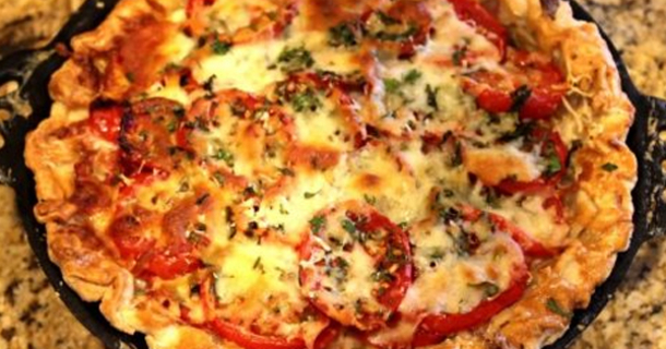 DIY Fresh Garden Tomato Pie Recipe