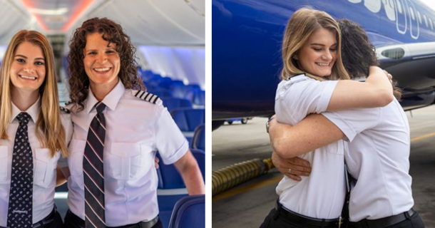 Mom and daughter make their dream come true and are co-pilots who fly ...