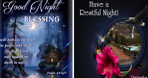 10+ Restful And Peaceful Good Night Blessings For You