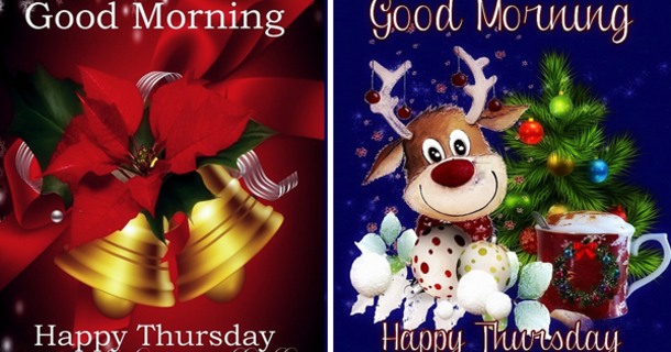 10 Christmas Themed Good Morning, Happy Thursday Quotes