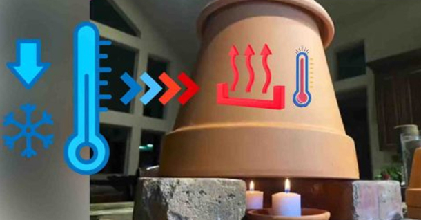 How To Heat A Room With A Clay Pot And Candles