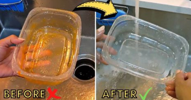 How To Clean And Remove Grease From Plastic Containers Easily