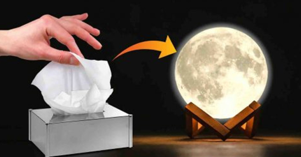 Simple DIY Moon Lamp Tutorial