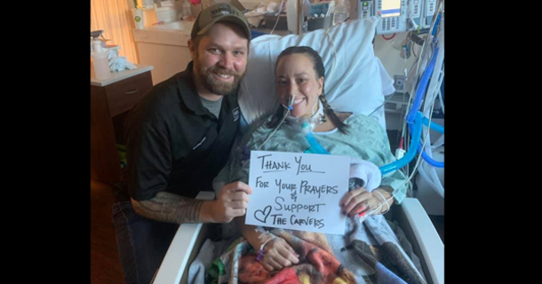 Mother on life support has incredible recovery, meets her baby after ...