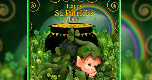 10 Cheerful And Cute Happy St. Patrick's Day Gifs With Quotes