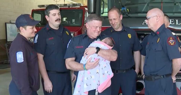 Heartwarming: Firefighter helps deliver granddaughter at his own fire ...