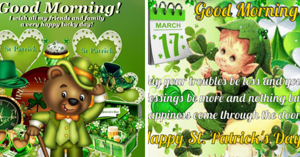 10 Images With Good Morning Happy St. Patrick's Day Quotes