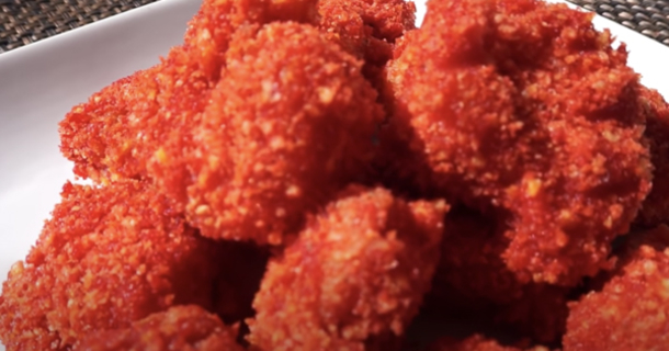 How To Make Crispy Flamin’ Hot Cheetos Fried Shrimp Recipe