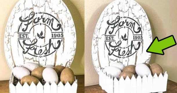 Rustic Farm Fresh Egg Display Tutorial (DIY)
