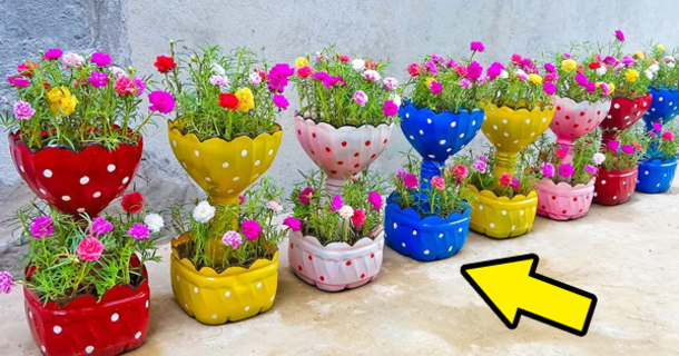 Transform Plastic Bottles into Stylish Two-Tiered Flower Pots with this ...