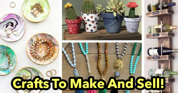 Top 75 Crafts You Can Make At Home And Sell For Profit!