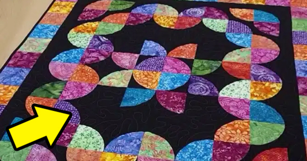 DIY Drunkard’s Path Flower Patch Quilt Tutorial