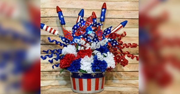 DIY 4th Of July Fireworks Centerpiece 2023
