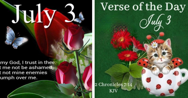 July 3 Quotes, Sayings And Images For The Day