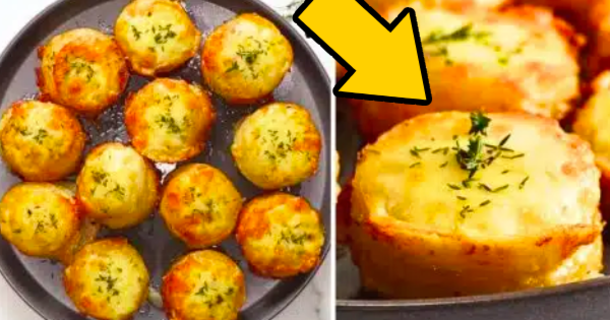 How To Make Mini Potato Gratin Stacks (Recipe)
