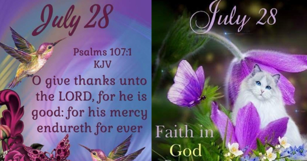 Inspiring And Beautiful July 28 Quotes Of The Day