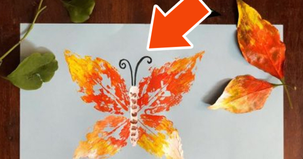 Beginner's DIY Leaf Painting Technique Tutorial For Fall
