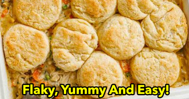 Flaky Classic Chicken Pot Pie Casserole: So Easy!