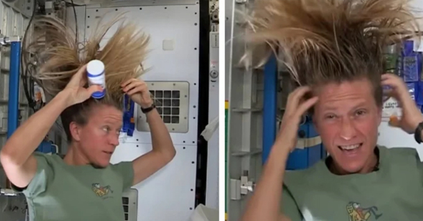 Astronaut Reveals Her Hair Routine In A Wonderful Video From The ...