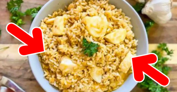 Quick 30-Minute Garlic Rice With Fish Recipe