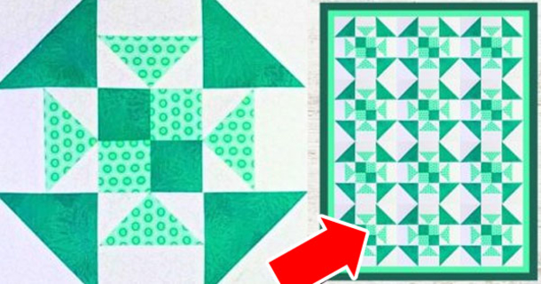 DIY Monkey Wrench Variation Quilt Block Tutorial (With Free Pattern)