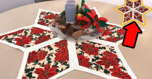 DIY Christmas Centerpiece Placemat Decor Idea
