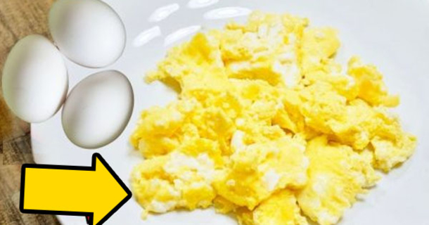 Quick 1-Minute Microwaved Fluffy Scrambled Eggs Recipe