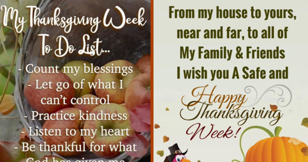 Grateful and Happy: 10 Thanksgiving Week Quotes And Blessings For 2023