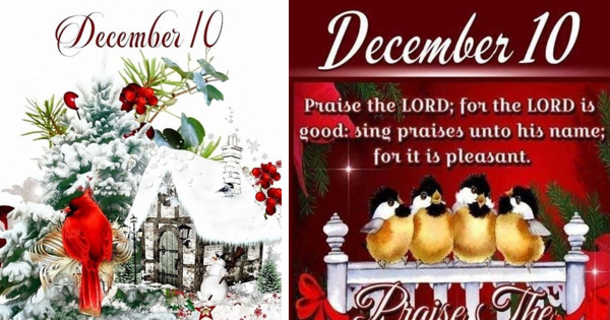 December 10 Messages For A Peaceful And Joyful Day