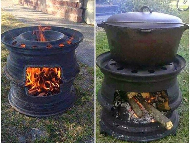 Learn How To Turn Your Old Car Rims Into A Barbeque Grill
