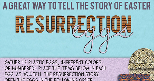A Great Way To Tell Your Kids The Story Of Easter Resurrection With ...